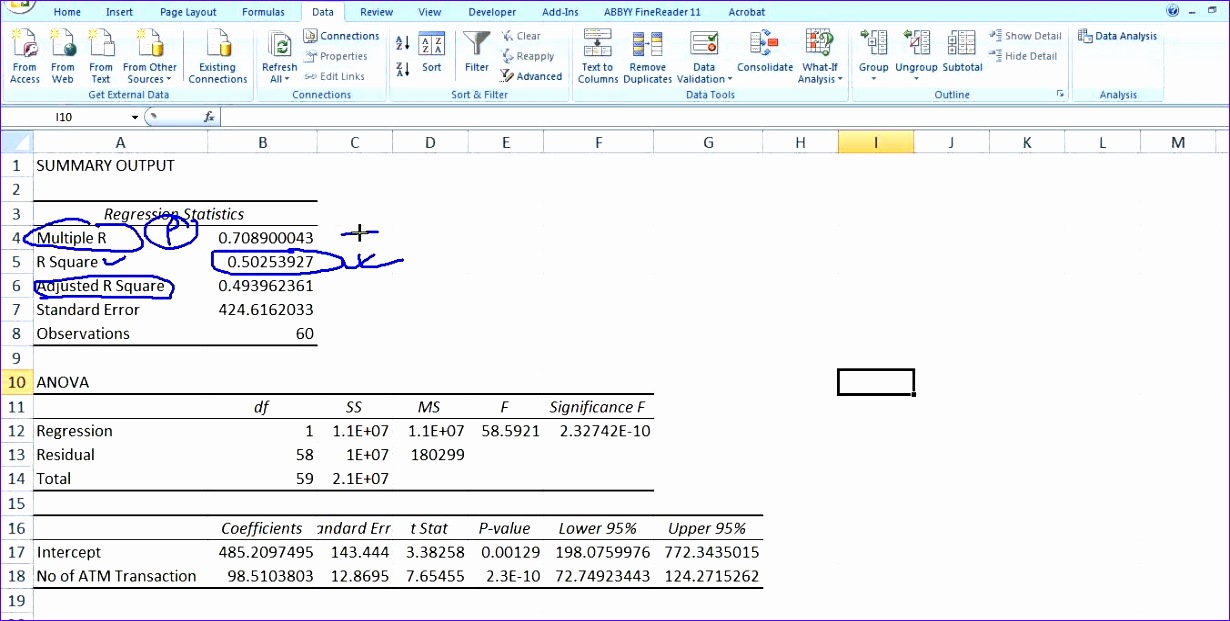 8 Regression Analysis Excel Template Excel Templates Excel Templates