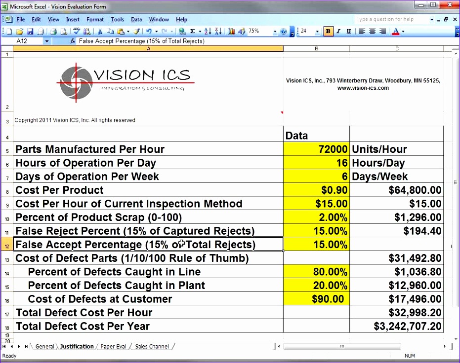 12 Return On Investment Excel Template Excel Templates Excel Templates