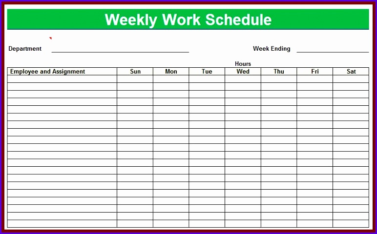 5 Employee Excel Template Excel Templates