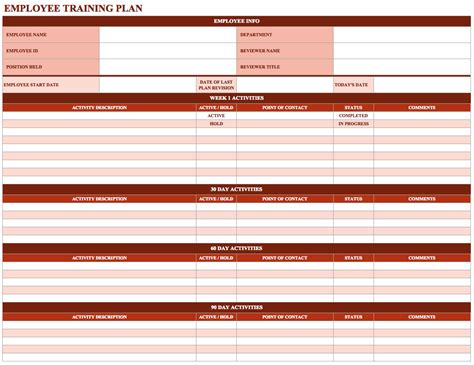 Training Schedule Template Excel - Excel Templates - Excel Templates